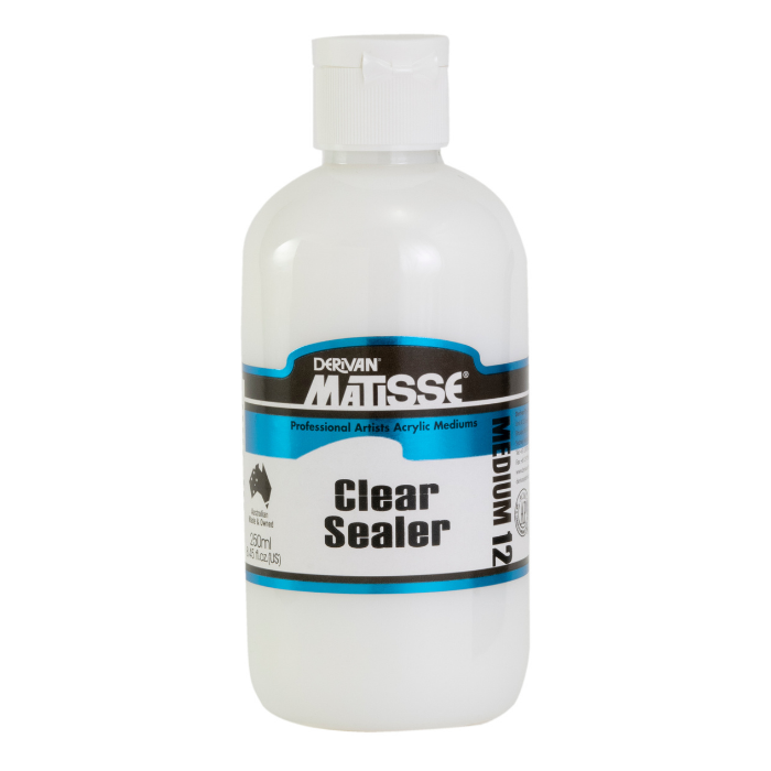 Clear Sealer | Painting on Raw Canvas | Matisse