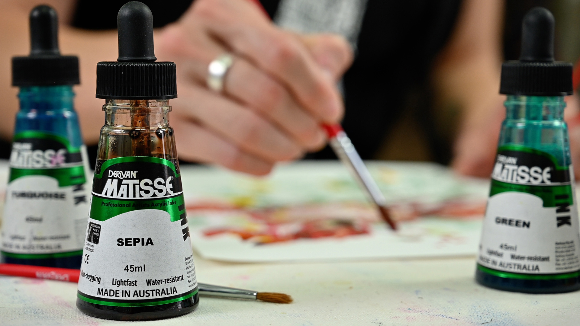 Matisse Paints | Structure | Flow | Fluid | Mediums | Inks