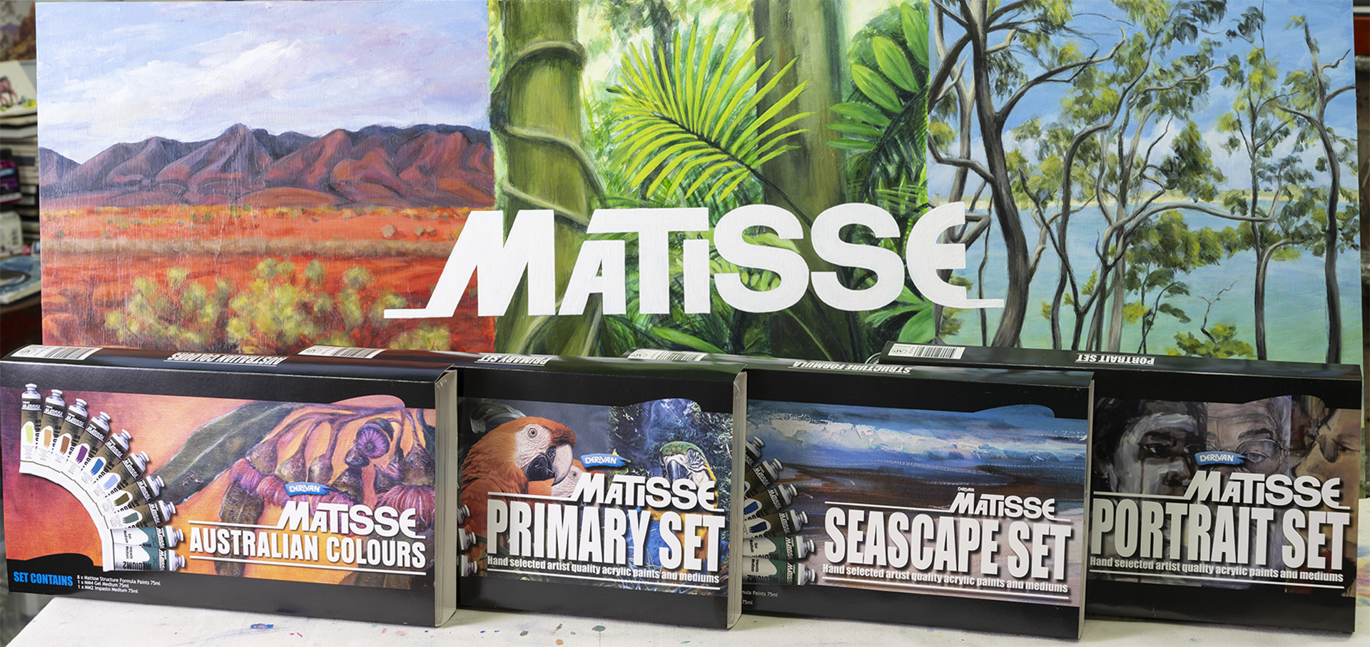 Matisse Paints | Structure | Flow | Fluid | Mediums | Inks